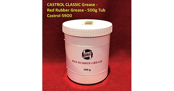 CASTROL CLASSIC Grease - Red Rubber Grease - 500g Tub Castrol-5900 ...