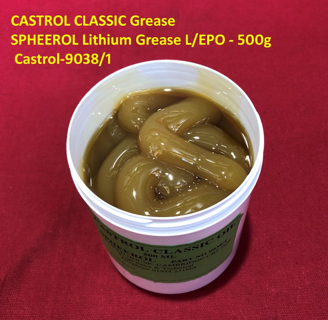 CASTROL CLASSIC Grease - SPHEEROL Lithium Grease L/EPO - 500g Castrol ...